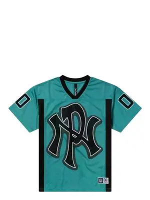NO PROBLEMO Nyp Sports V-neck T-shirt - Blue
