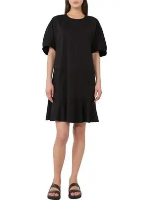MM BY MAX MARA Crewneck T-shirt Dress - Black