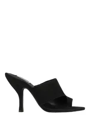NAKED WOLFE Maxime Suede Heeled Sandals - Black