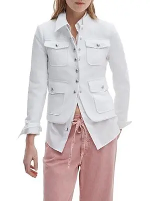Rag & Bone Mercer Cotton-blend Blazer - Ivory