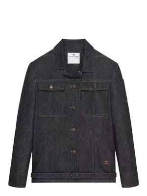 COURREGES Belted Denim Jacket
