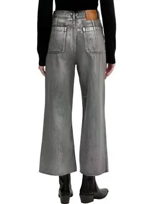BENETTON Laminated Jeans - Grey