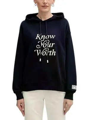 BENETTON Logo Hoodie - Blue