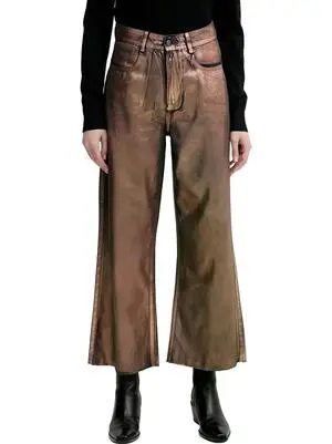 BENETTON Frayed Hem Jeans Brown
