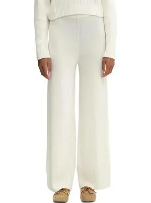 BENETTON Wide-leg Trousers - Neutrals