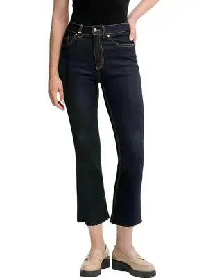 BENETTON Frayed Hem Jeans - Blue