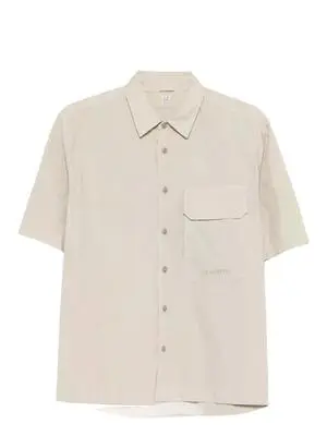 C.P. COMPANY Flap-pocket Poplin Shirt - Neutrals