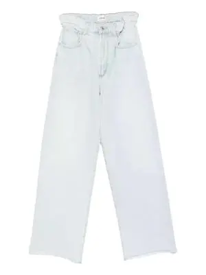 AGOLDE Raw-hem Wide-leg Jeans - Blue