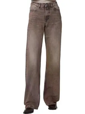 Our Legacy Buttoned Straight Leg Jeans - Brown