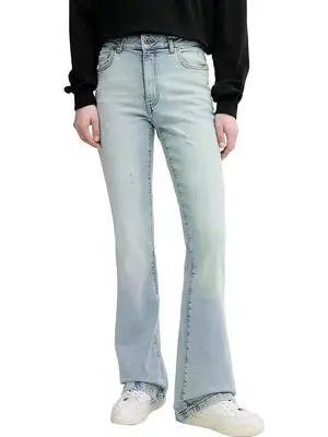 BENETTON Flared Denim Jeans - Blue