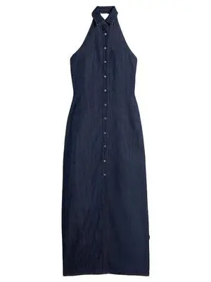 7 For All Mankind Halter Maxi Dress - Pink