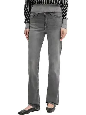 BENETTON Five-pocket Bootcut Jeans - Grey