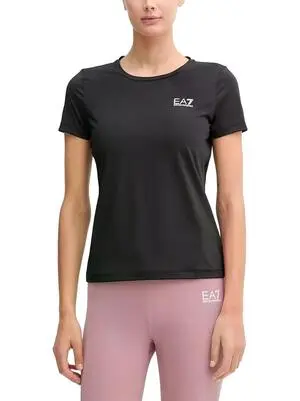 EA7 Logo-detail T-shirt - Black