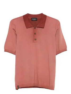 AROVESCIO Buttoned Polo Shirt Red