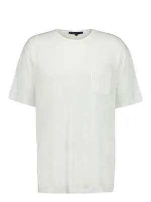 Frescobol Carioca Carmo Linen Jersey T-shirt - White