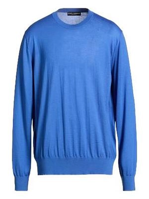 Dolce & Gabbana Cashmere Crewneck Sweater - Blue