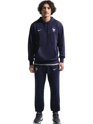 Nike Fff Club Soccer French Terry Jogger Pants - Blue