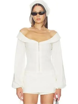 BUCI Budva Off-the-shoulder Blouse - Ivory