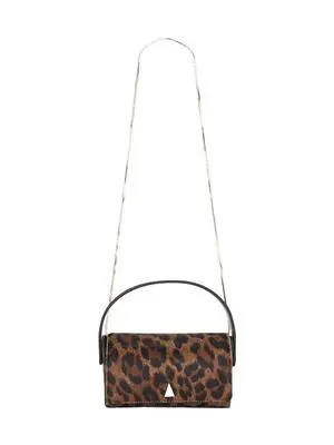 VERAFIED Calf Hair La Pochette Bag - Brown