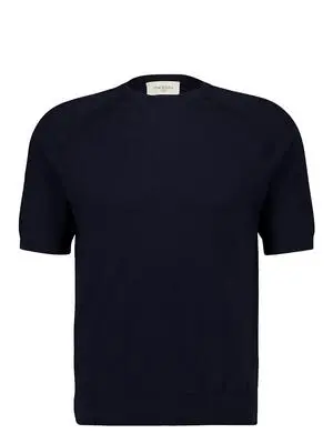PIACENZA CASHMERE 1733 Cotton Short-Sleeve Jumper