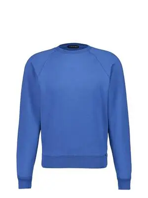 TOM FORD Denim Crew Neck Sweatshirt Blue