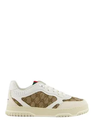 Gucci Gg Re-web Sneakers - Beige
