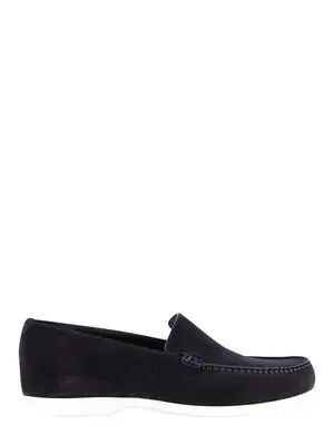 MANOLO BLAHNIK Monaco Suede Boat Shoes