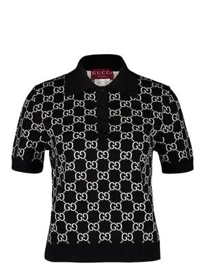 GUCCI Reversible GG Wool Polo Shirt