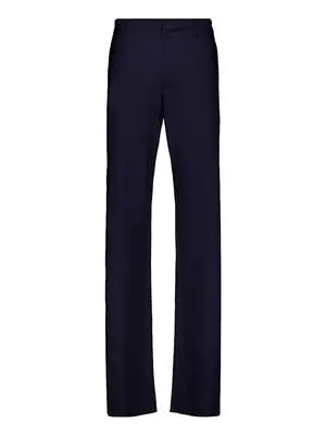 Givenchy Straight-leg Cotton Trousers - Blue