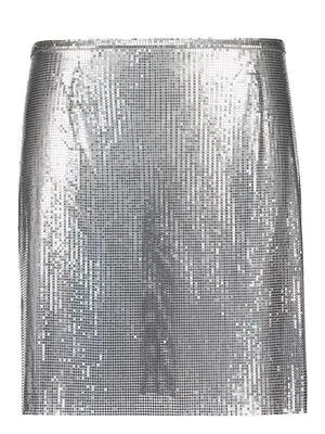 Rabanne Mini Skirt - Silver