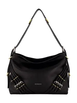 Givenchy Black Medium Voyou Bag With Buckles Black