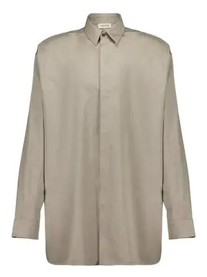 Fear Of God Khaki Oxford Vented Button-up Shirt - Green