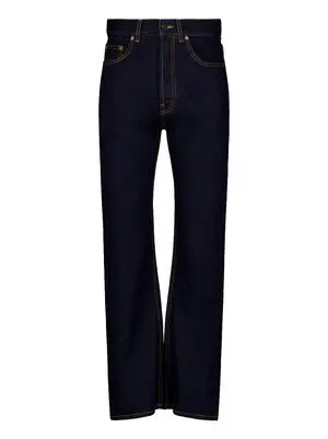 PALM ANGELS Logo-Embroidered Denim Jeans