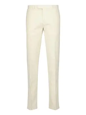 Boglioli Velvet Corduroy Trousers - White