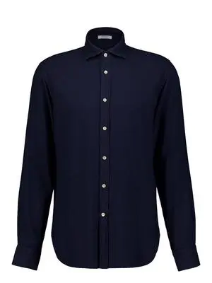 Boglioli Long-sleeve Buttoned Shirt - Blue
