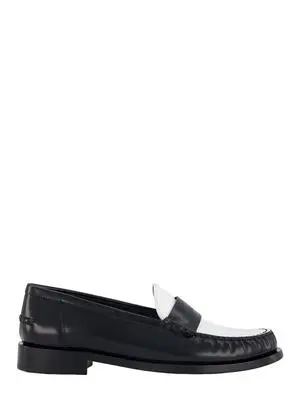 FERRAGAMO Moccasin With Logo - White