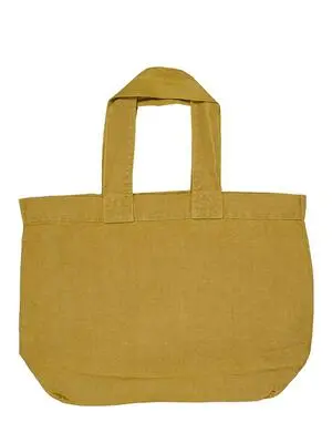CHARVET ÉDITIONS Linen Escapade Tote Bag - Yellow