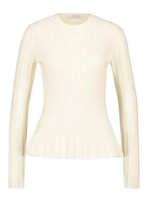 Gabriela Hearst Werner Wool-Cashmere Sweater Cream