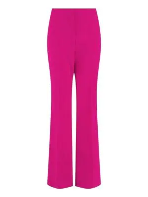 Givenchy Flare Tailored Pants In Wool - Pink