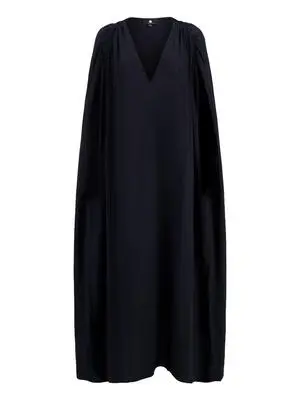 SU PARIS Chala Oversize Cape Dress