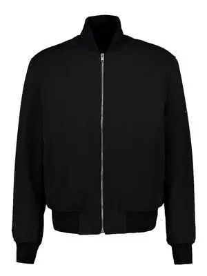 Givenchy Wool Bomber Jacket - Black