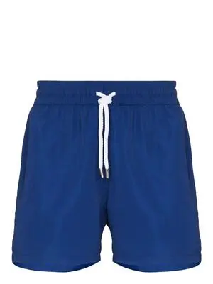 FRESCOBOL CARIOCA Cotton-Blend Sport Cut Swim Shorts