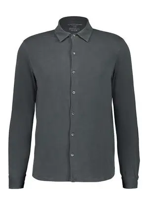 Majestic Filatures Galet Herman Long-sleeved Shirt - Grey