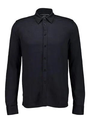Majestic Filatures Linen Long-sleeved Shirt - Black