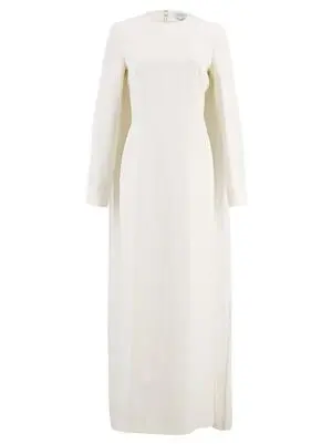 Gabriela Hearst Carlota Draped Gown - White