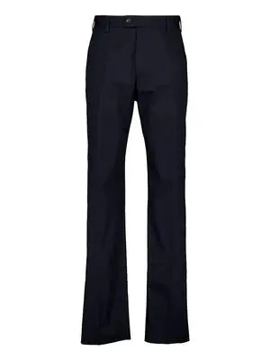Alexander McQueen Navy Chino Trousers - Blue