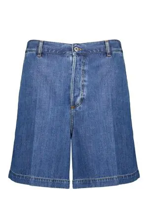 Valentino Garavani Denim Bermuda Shorts - Blue