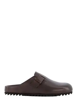 Officine Creative Agorà Leather Slides - Black