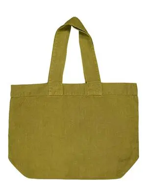 CHARVET ÉDITIONS Olive Linen Escapade Bag - Green