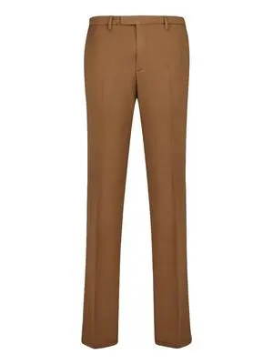 Boglioli Cotton Trousers - Beige